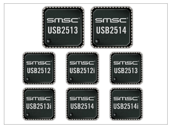 SMSC, USB 2.0 허브 및 트랜시버 솔루션 발표