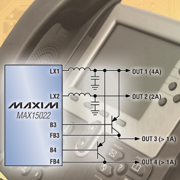 맥심, DC-DC 컨버터 MAX15022 발표