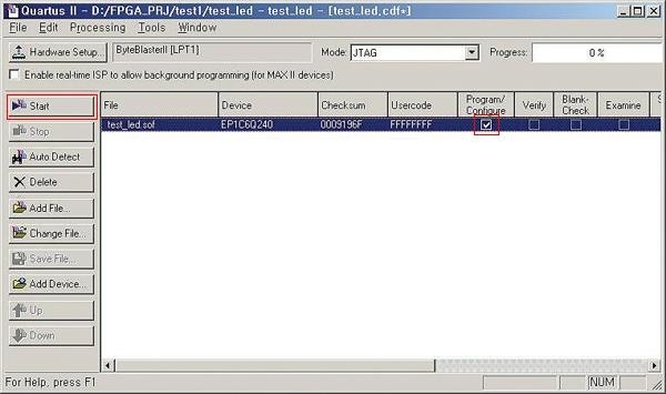 컴파일러 사용법 및 보드에 다운로드 하기