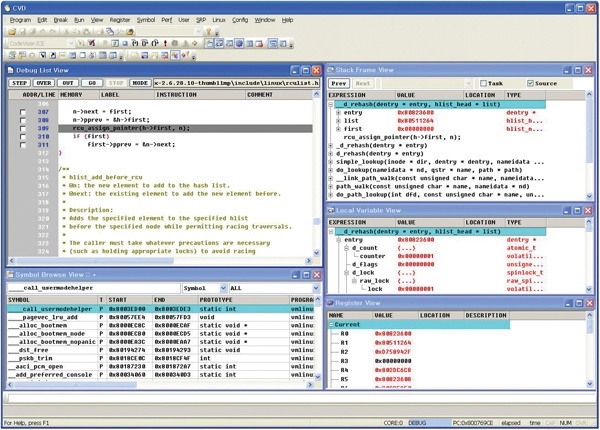 CodeViser를 이용한 Linux SMP 환경에서의 Cortex-A9MP 코어 디버깅