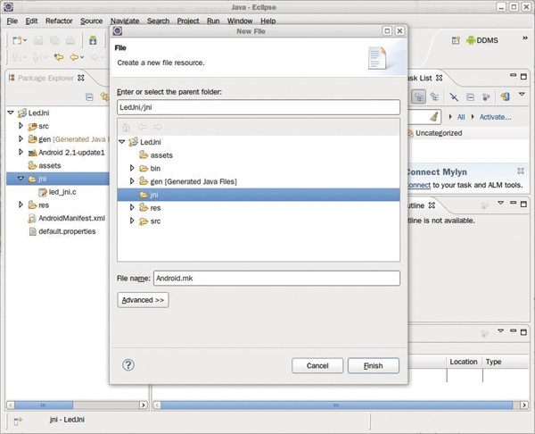 Android에서의 JNI (Java Native Interface) Device Driver 제어
