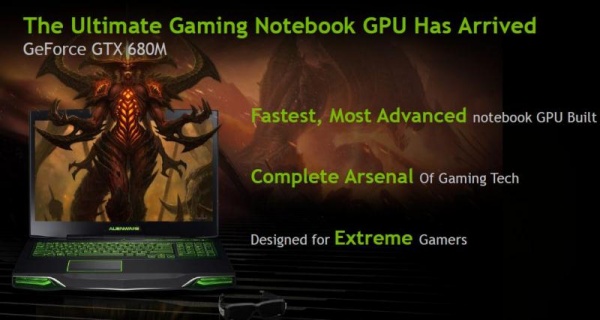 엔비디아, 게이밍 노트북을 위한 지포스(GeForce) GTX 680M 출시