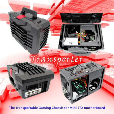 The Transportable Gaming Chassis for Mini-ITX motherboard