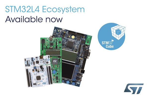 ST, STM32L4 시리즈 지원하는 개발 에코시스템 출시