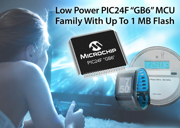 마이크로칩, 대용량 메모리 탑재 ‘PIC24F’ MCU 출시