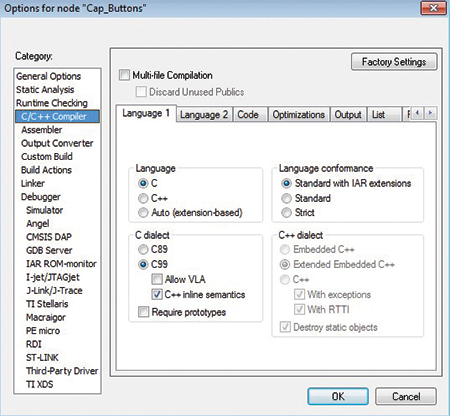 프로젝트 옵션- C/C++ Compiler