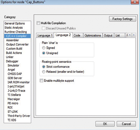 프로젝트 옵션- C/C++ Compiler