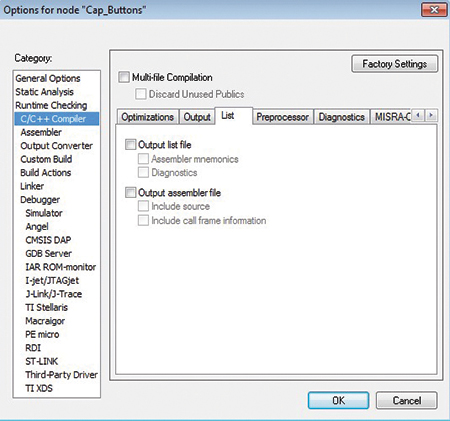 프로젝트 옵션- C/C++ Compiler