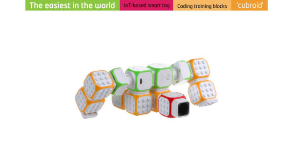 [MWC 2017] 스마트웰니스 `큐브로이드` 코딩교육 로봇 공개