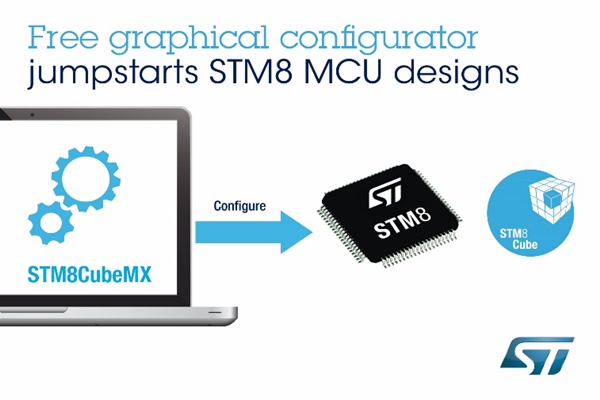 ST, 빠른 STM8 MCU 설계 돕는 그래픽 컨피규레이터