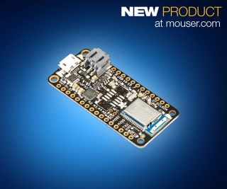 Mouser Offers Adafruit’s Maker-Ready Feather nRF52 Bluefruit