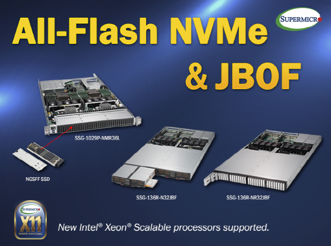 디에스앤지, 슈퍼마이크로 올플래시 NVMe 스토리지·JBOF 출시