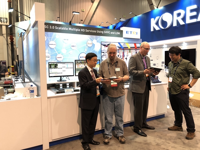 ETRI, NAB서 최신 방송장비기술 큰 호응