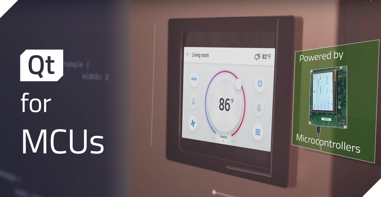 더큐티컴퍼니, 스마트폰처럼 직관적 UI 제공 위한 ‘Qt for MCU’ 출시