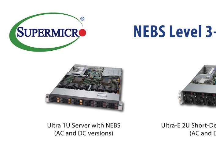 슈퍼마이크로, NEBS 레벨 3 인증 '2U 울트라-E' 서버 확장