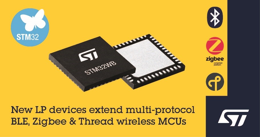 ST, 신규 STM32WB 듀얼 코어 무선 MCU 2종 출시