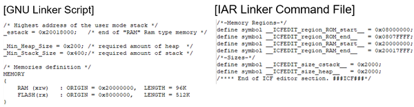 GCC에서 IAR로 개발환경을 마이그레이션하는 방법