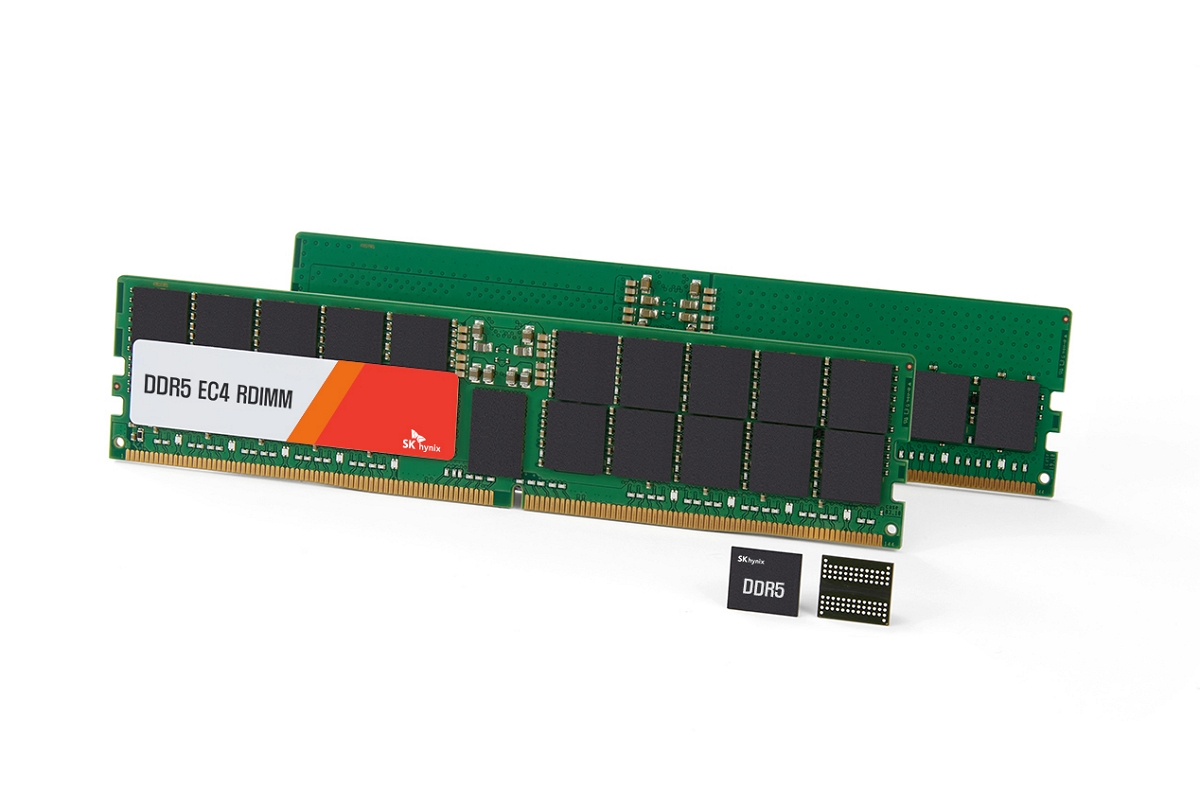 SK하이닉스, 역대 최대 용량 24Gb DDR5 D램 칩 구현