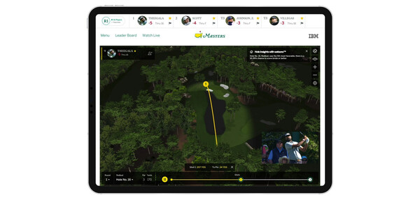 IBM 왓슨x, 마스터스 디지털 플랫폼에 생성형 AI 기능 제공